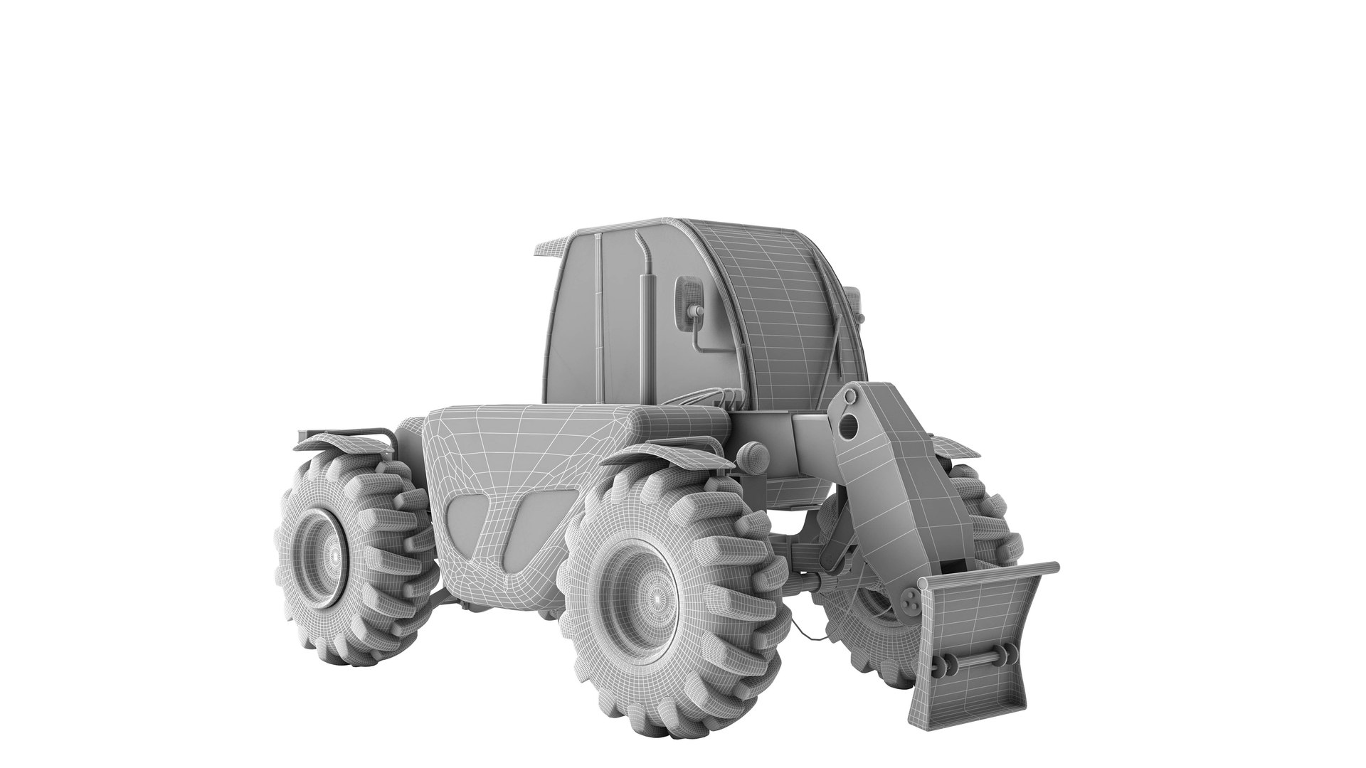 Loader Tractor 3D Model - TurboSquid 2224442