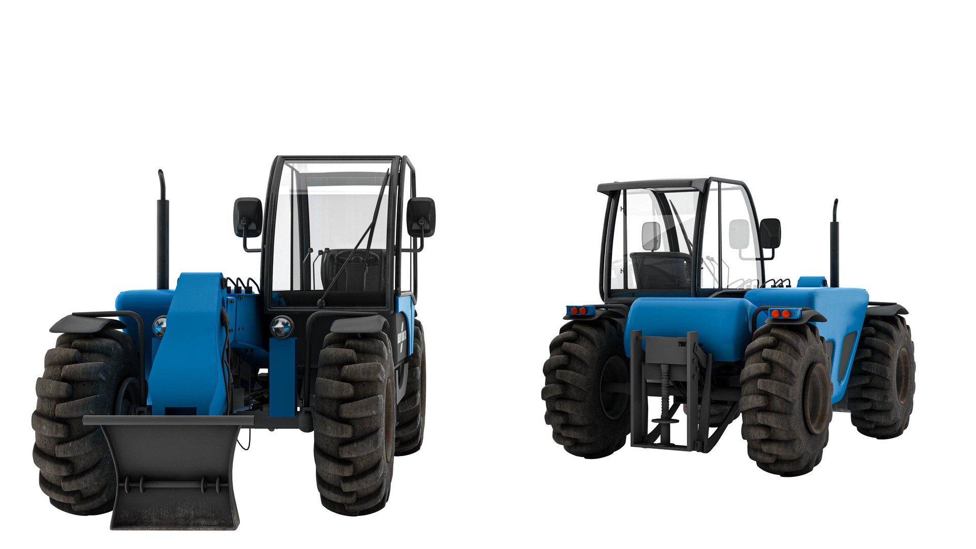 Loader Tractor 3D Model - TurboSquid 2224442