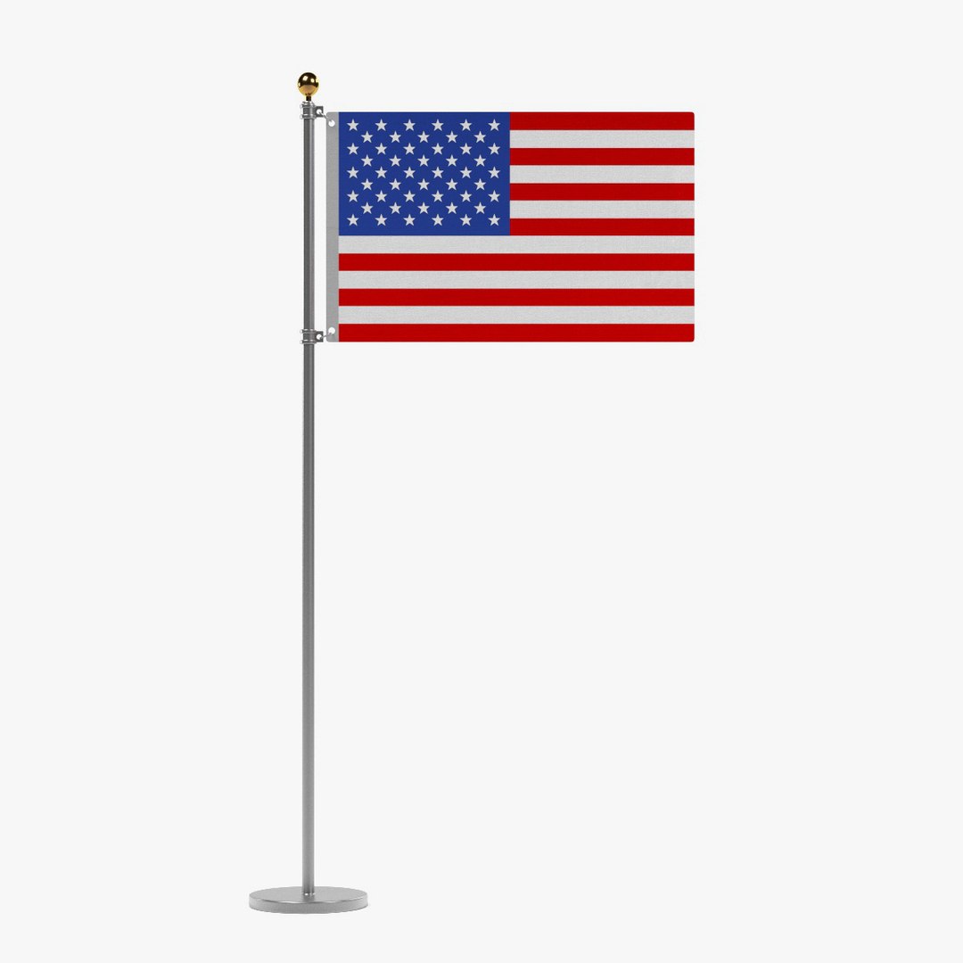 3d model flag