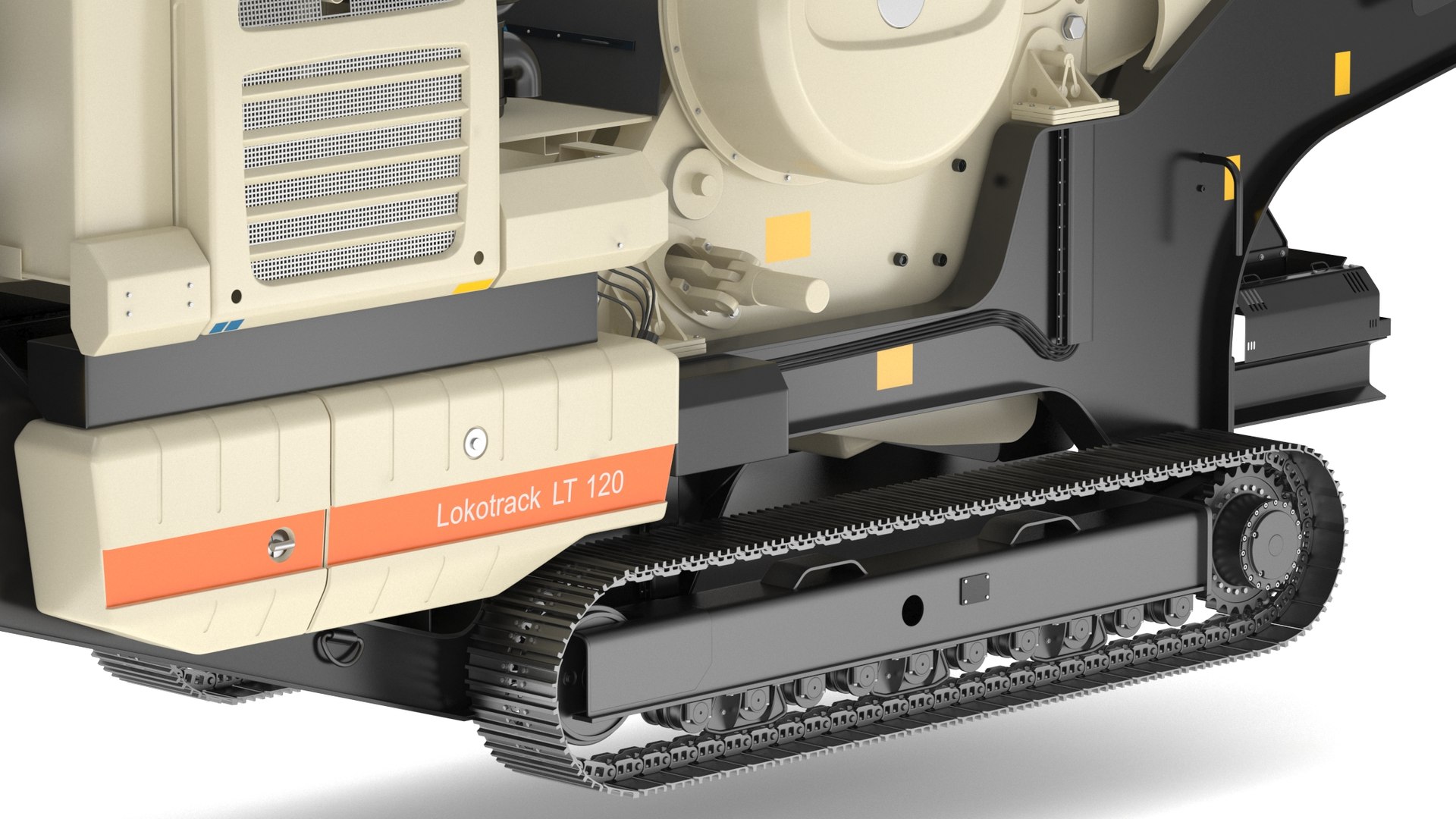 3D Lokotrack LT120 Mobile Jaw Crusher Model - TurboSquid 2225552