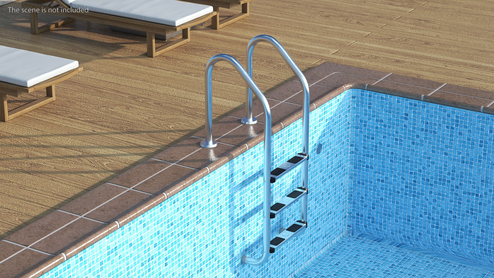 3D Swimming Pool Ladder - TurboSquid 1930103