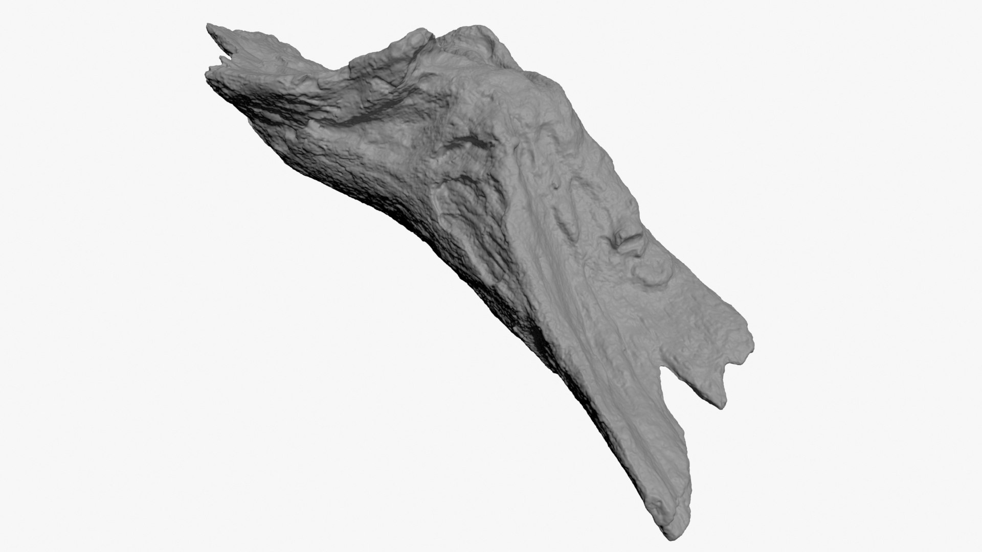 3D Model Broken Tree Trunk 01 3D Print - TurboSquid 2274938