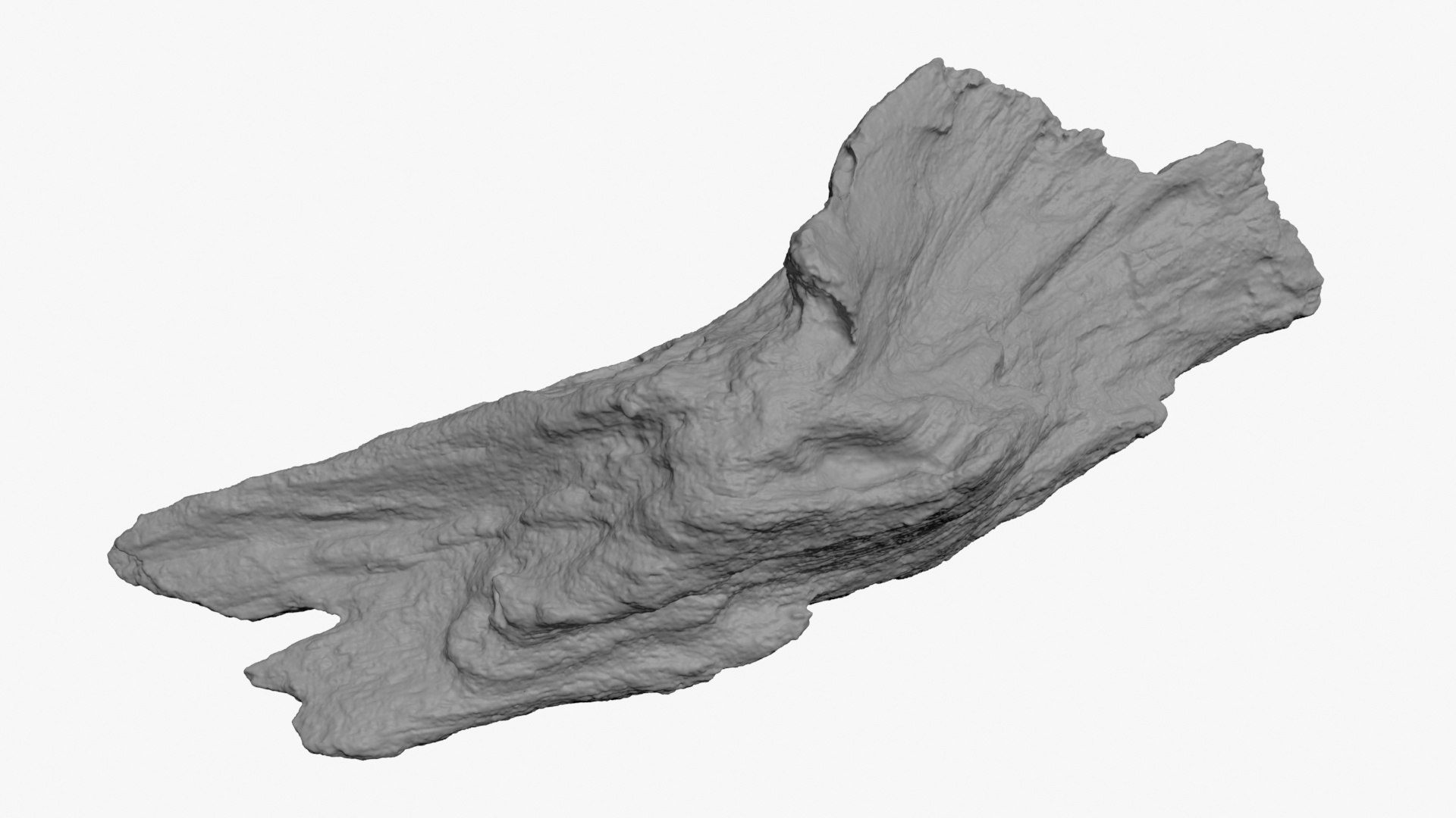 3D Model Broken Tree Trunk 01 3D Print - TurboSquid 2274938