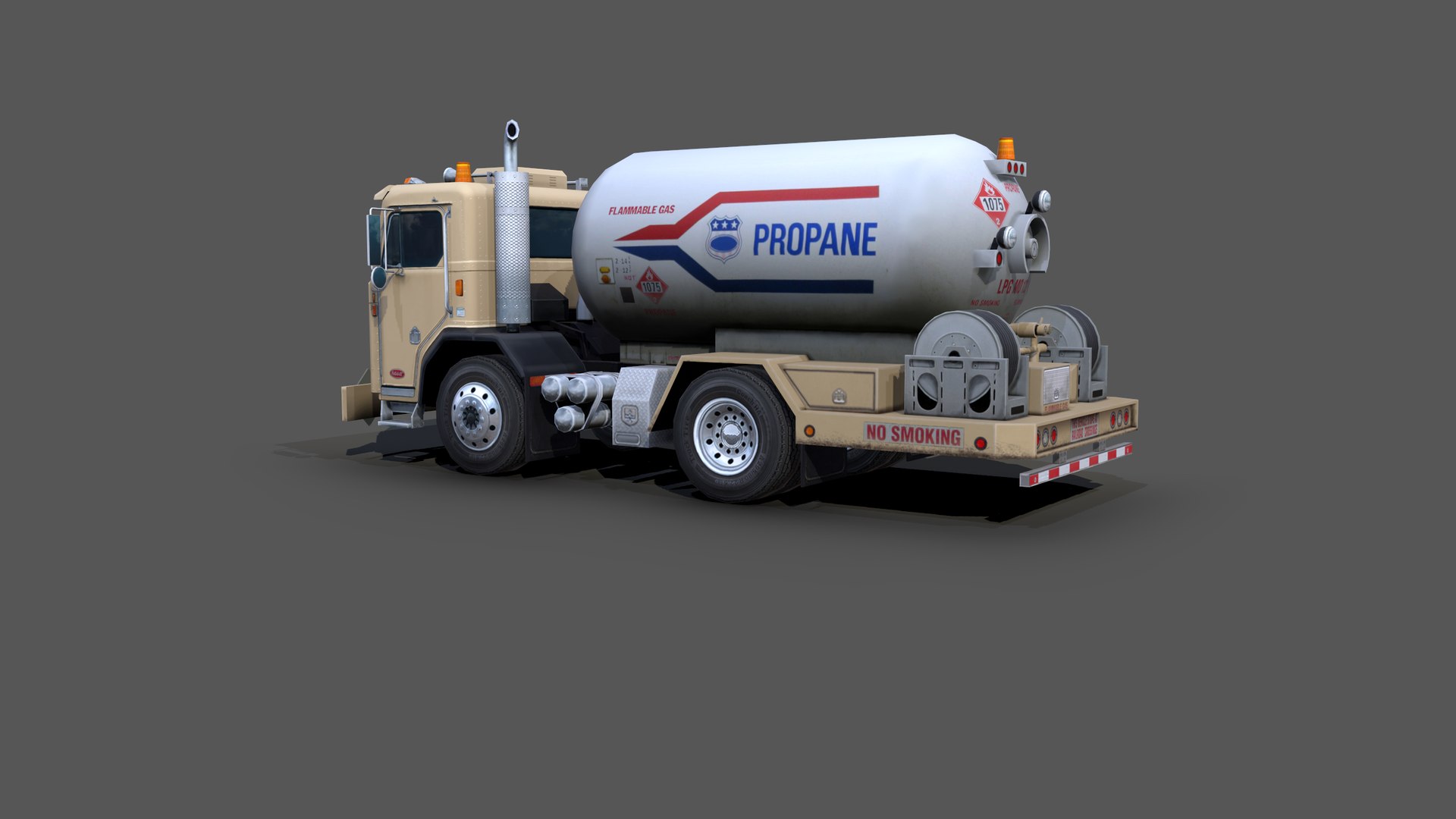 3D Model Peterbilt 320 2013 Propane S01 - TurboSquid 2190150