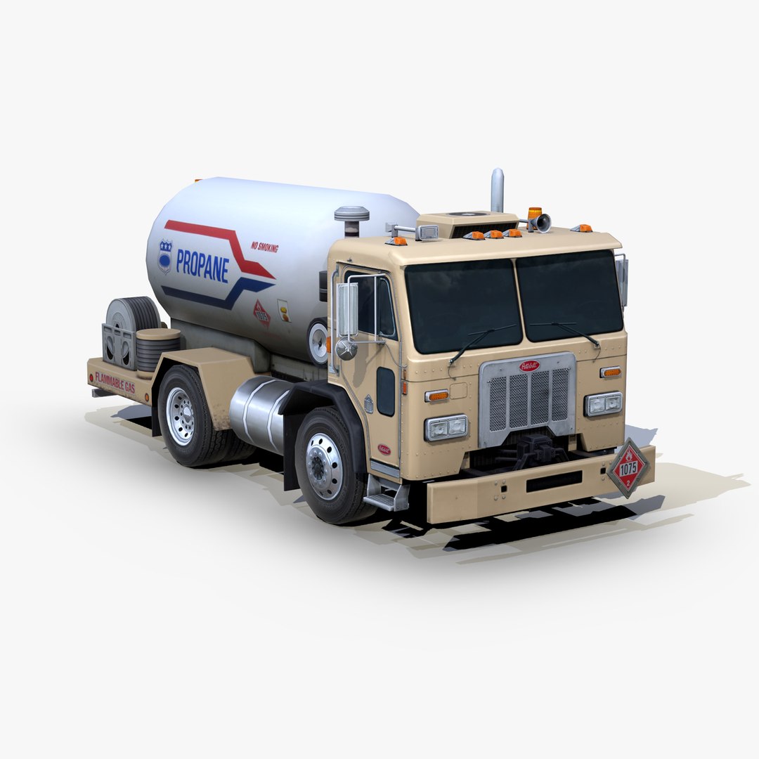 3D Model Peterbilt 320 2013 Propane S01 - TurboSquid 2190150
