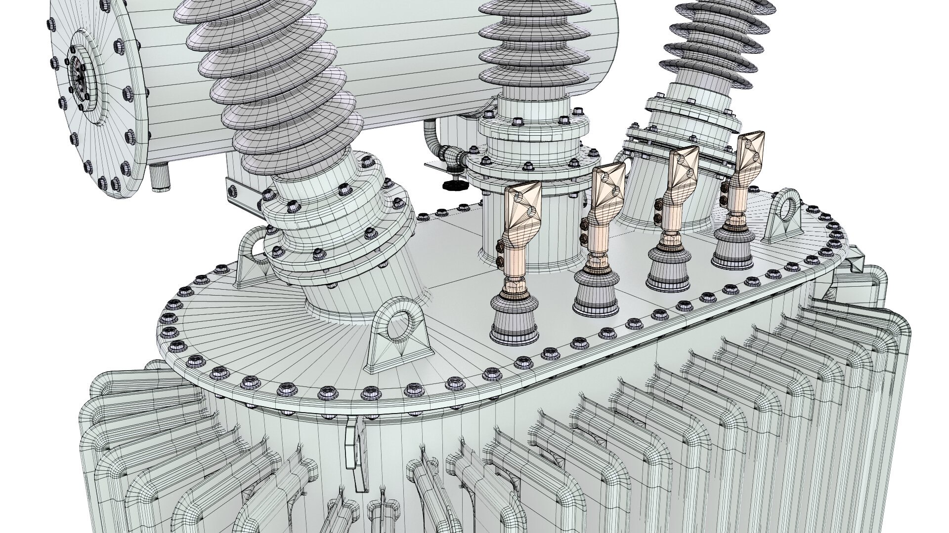 Transformer Power Distribution 3D Model - TurboSquid 1686875