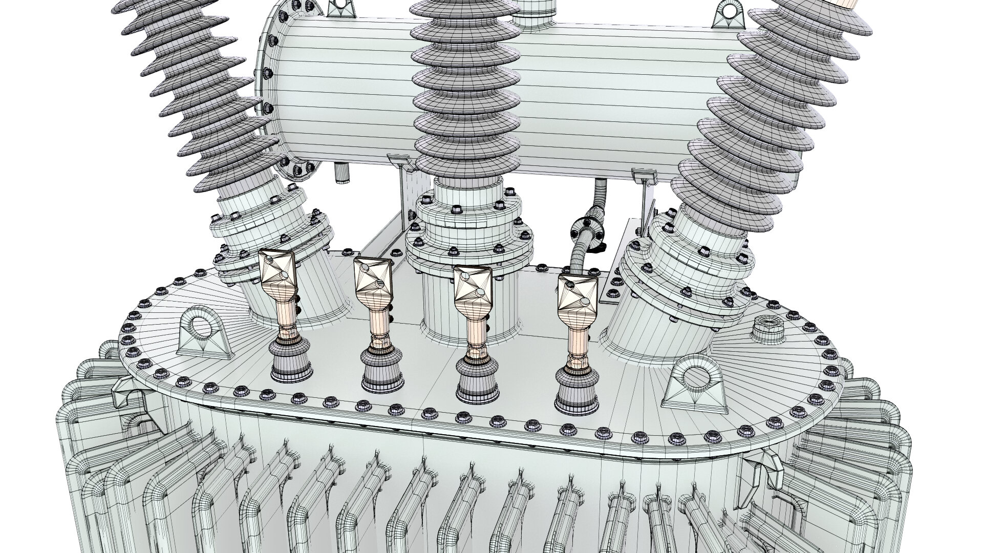 Transformer power distribution 3D model - TurboSquid 1686875