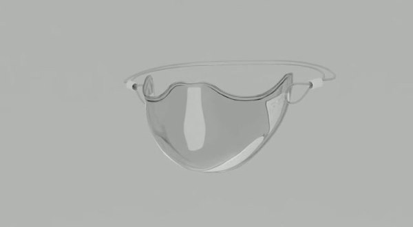 Glass mask 3D model - TurboSquid 1976535