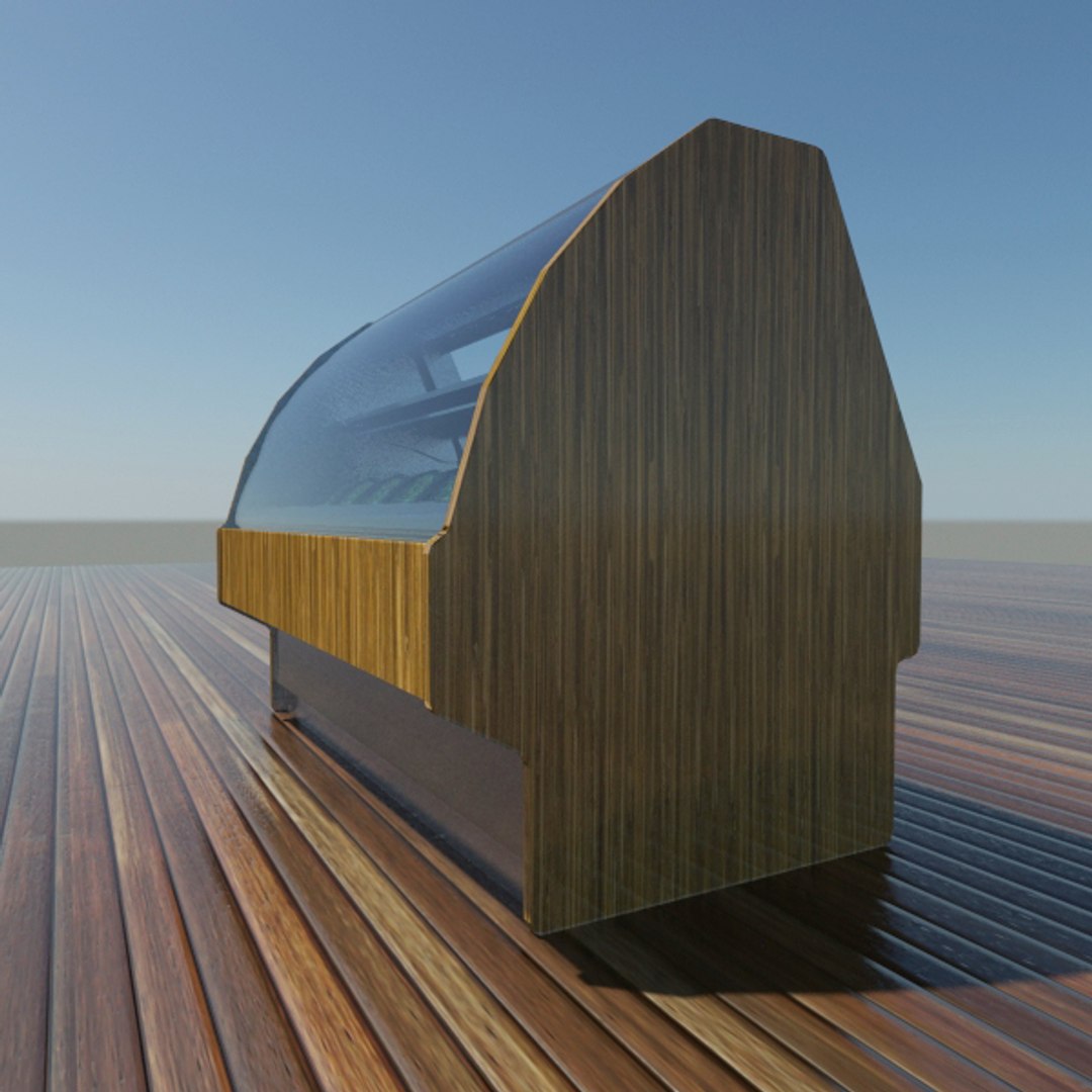 3d Refrigerated Display Case Model