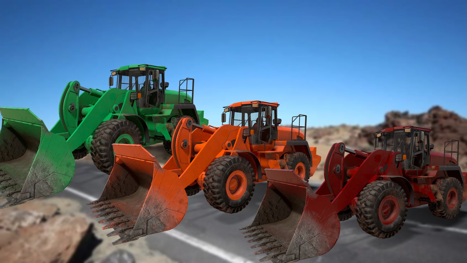 Wheel Loader 3D - TurboSquid 1978091