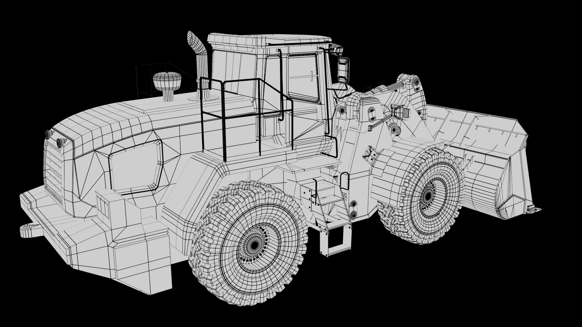 Wheel Loader 3D - TurboSquid 1978091