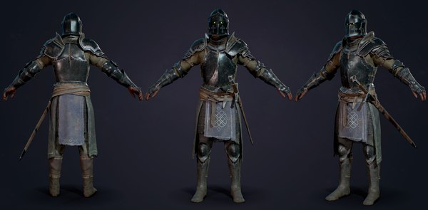 Knight medieval 3D model - TurboSquid 1452648