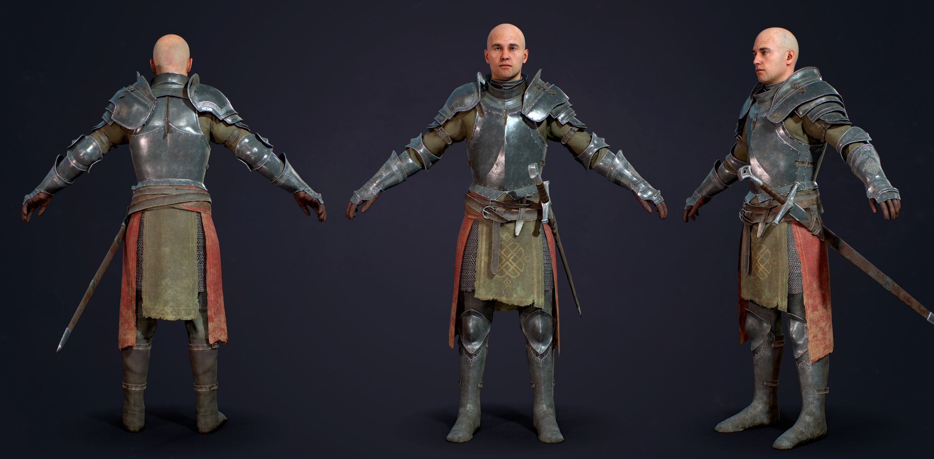 Knight Medieval 3D Model - TurboSquid 1452648