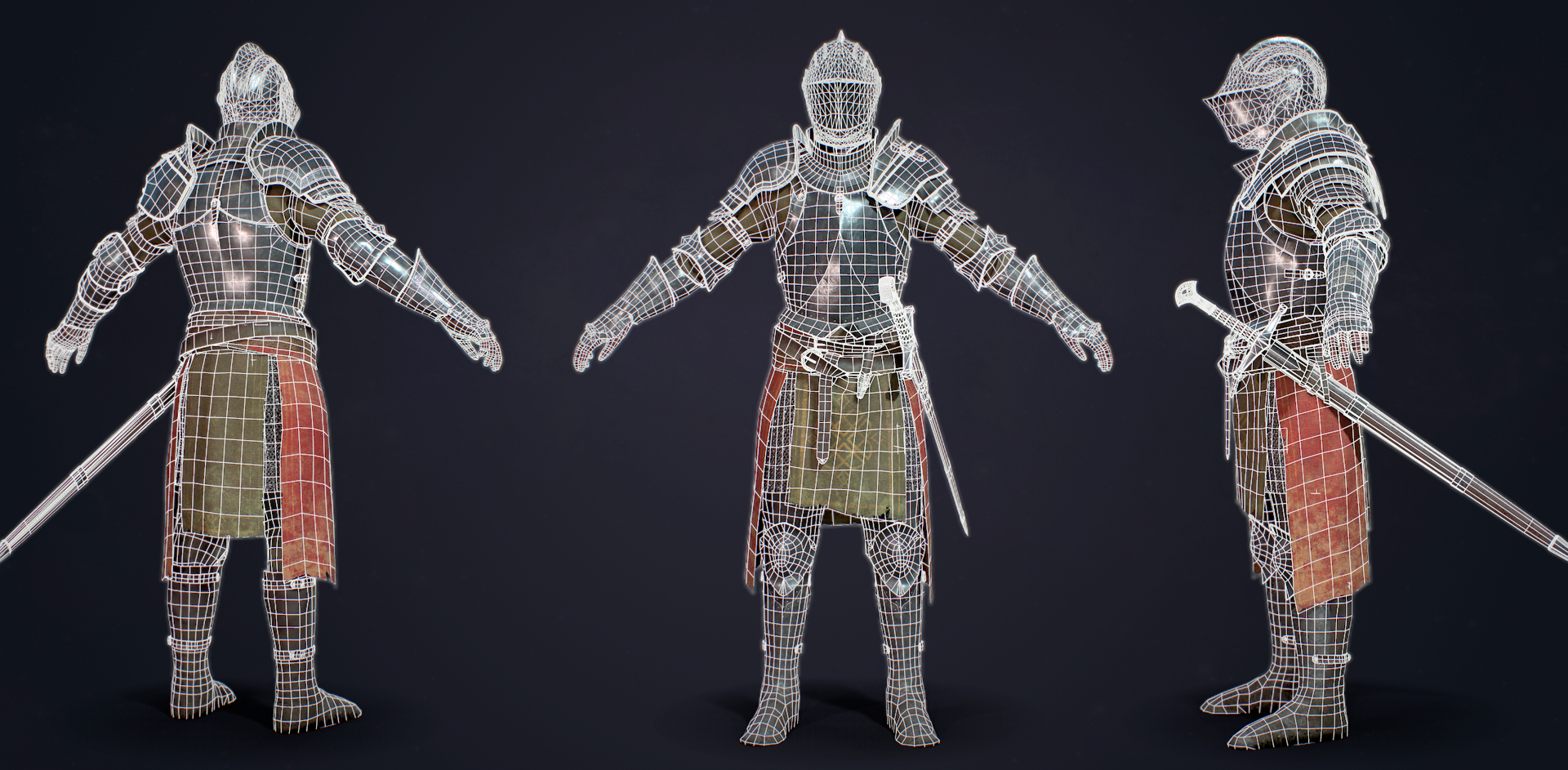 Knight medieval 3D model - TurboSquid 1452648