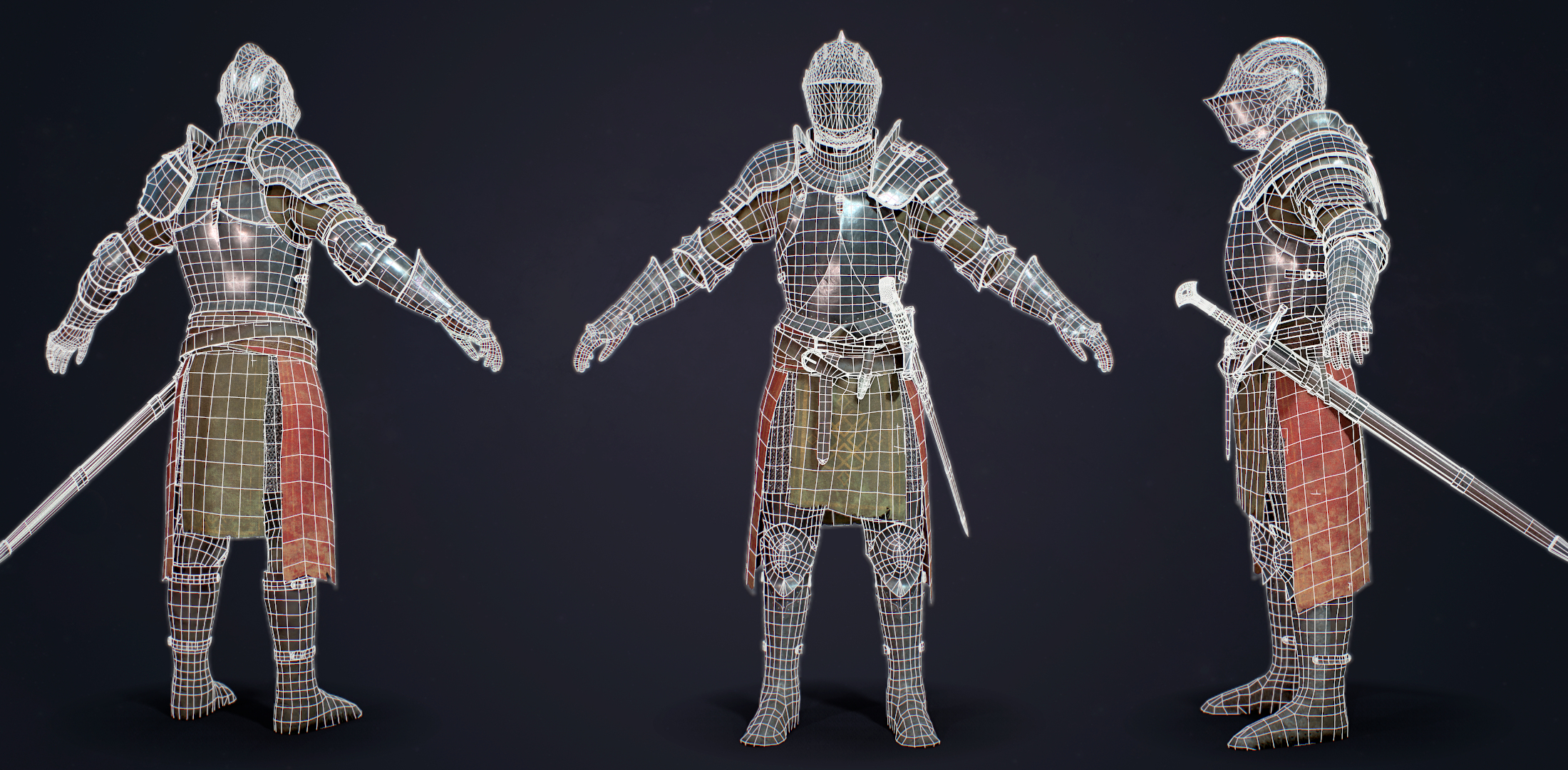 Knight medieval 3D model - TurboSquid 1452648
