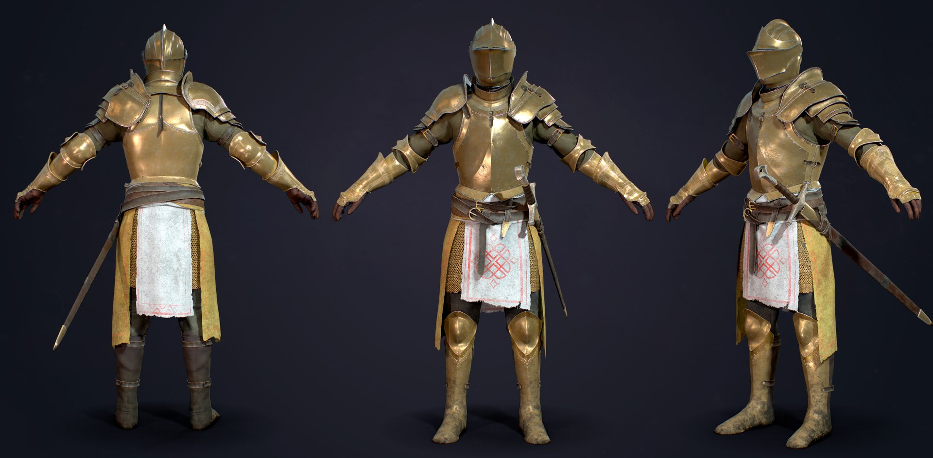 Knight Medieval 3D Model - TurboSquid 1452648