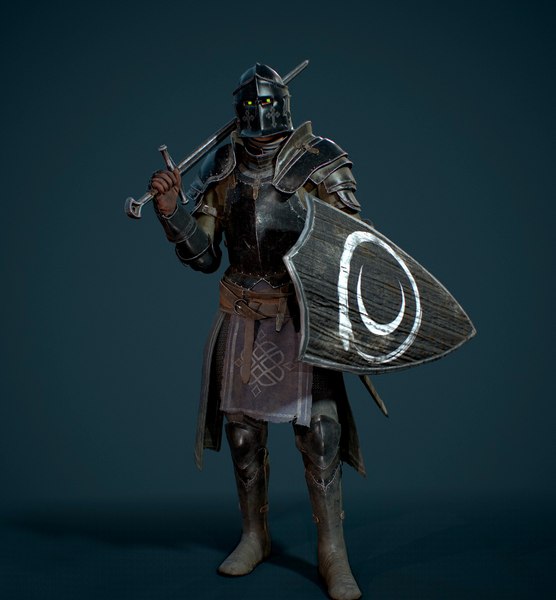 Knight medieval 3D model - TurboSquid 1452648
