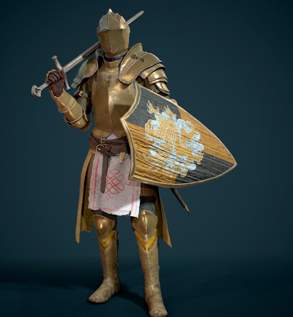 Knight Medieval 3D Model - TurboSquid 1452648