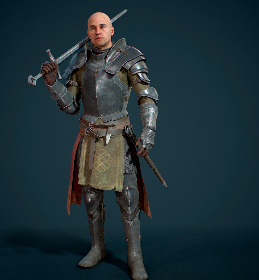 Knight Medieval 3D Model - TurboSquid 1452648