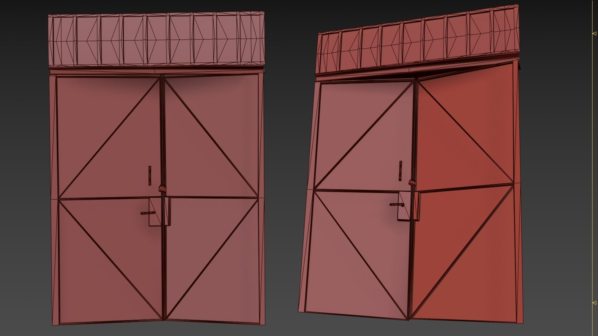 Old Metal Door 01 03 3D model - TurboSquid 1750209