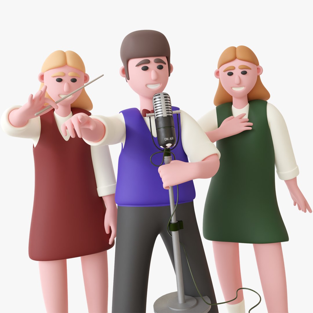 3D Musicians - Rigged 3D Characters 12 Animations Model - TurboSquid ...