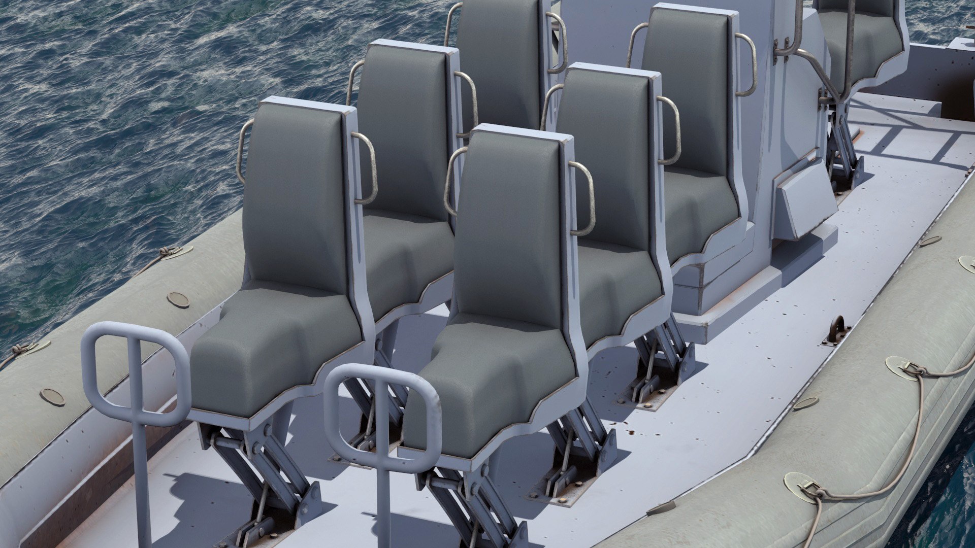 3D boat rhib davit - TurboSquid 1637807