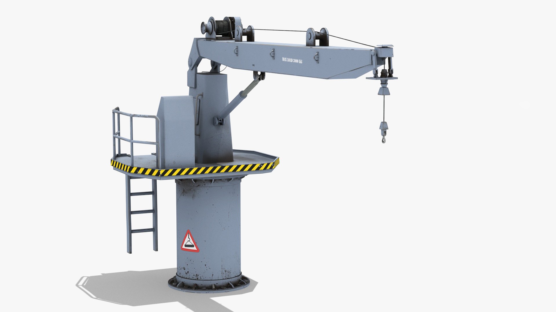 3D Boat Rhib Davit - TurboSquid 1637807