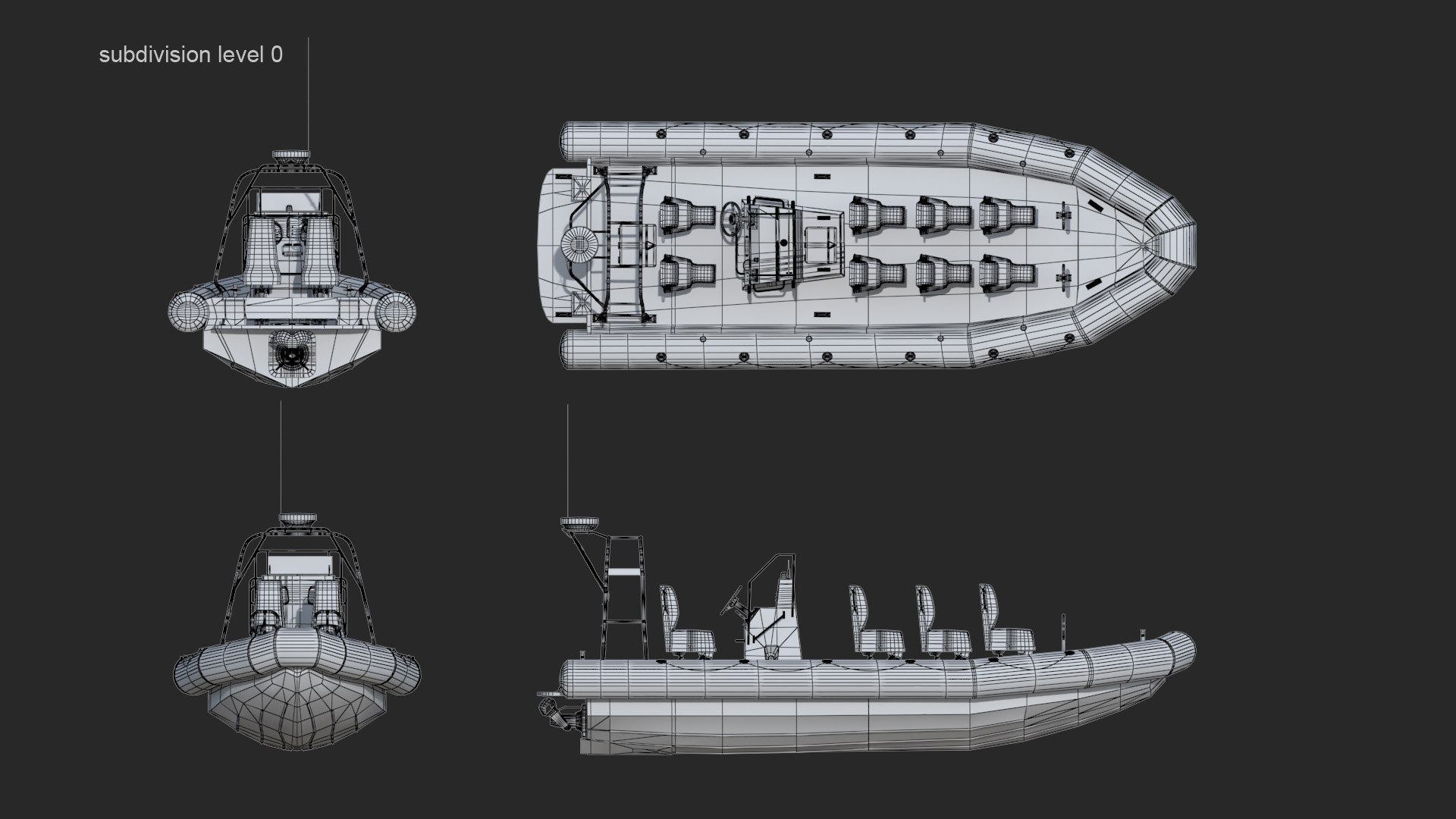 3D boat rhib davit - TurboSquid 1637807