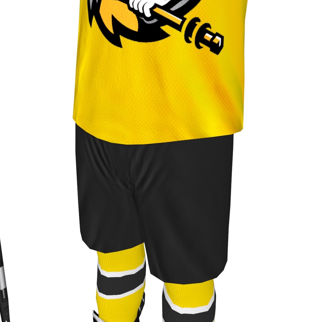 3d Hockey Player Model