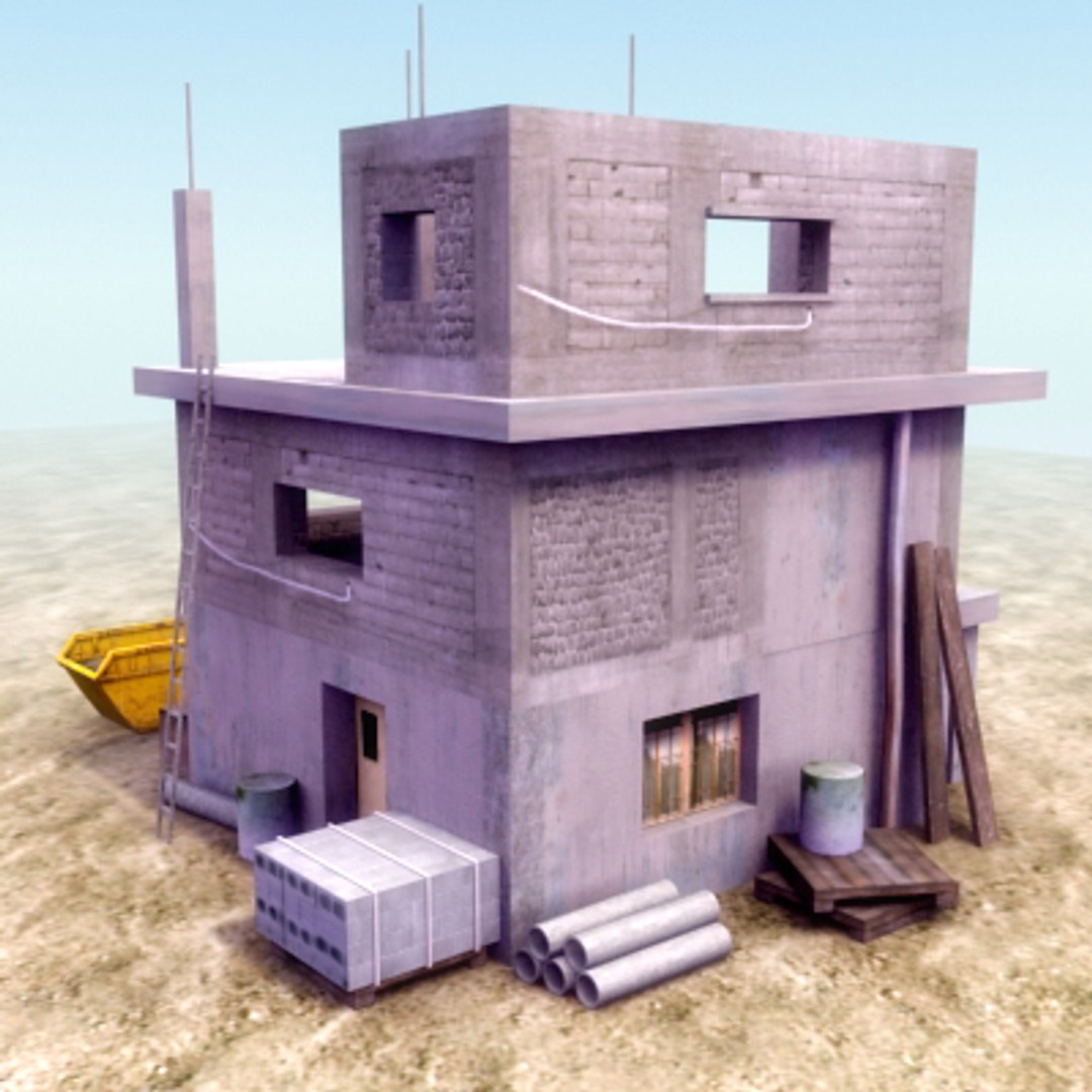 3d construction site
