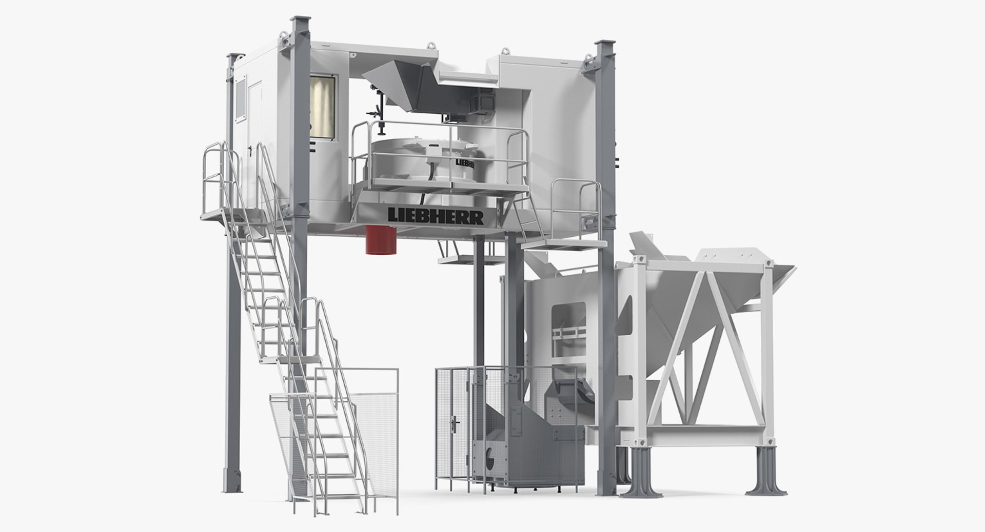 Mobile Mixing Plant Liebherr 3D Model - TurboSquid 1407046
