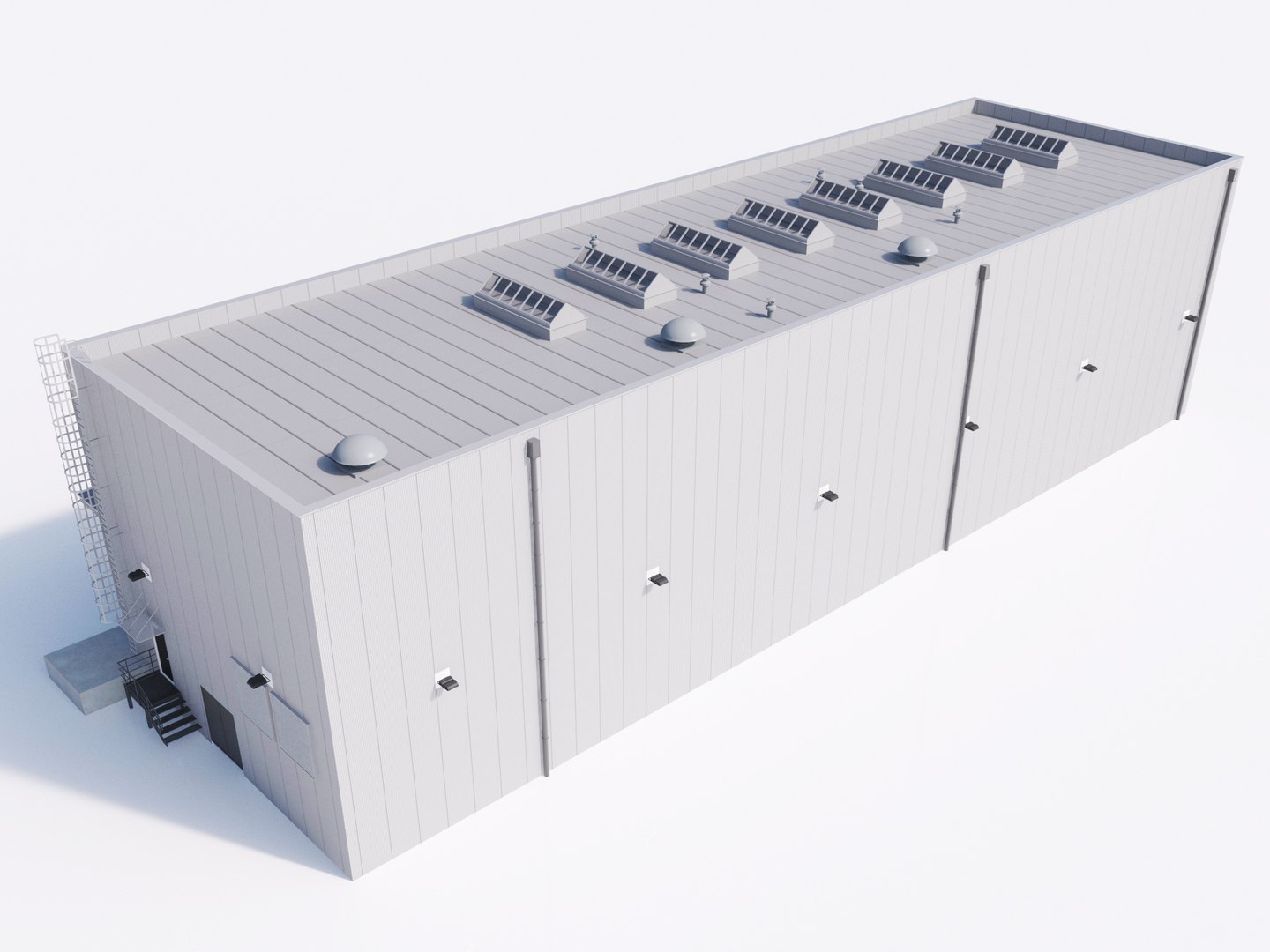 Industrial Building 19 3d Max