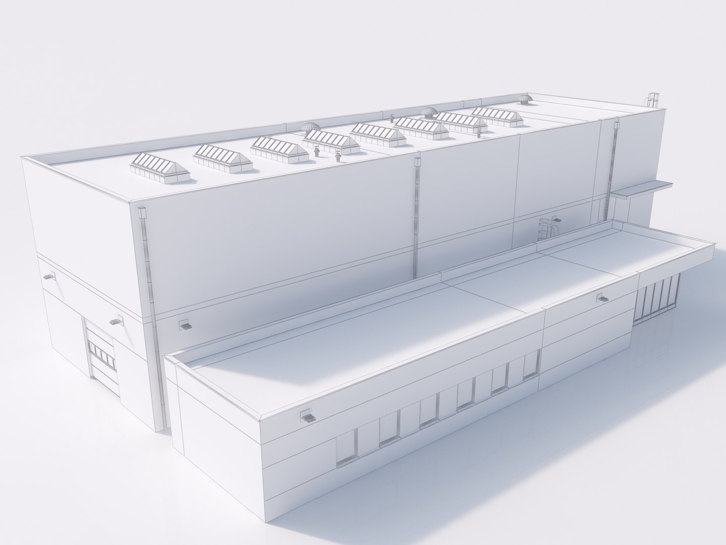 Industrial Building 19 3d Max