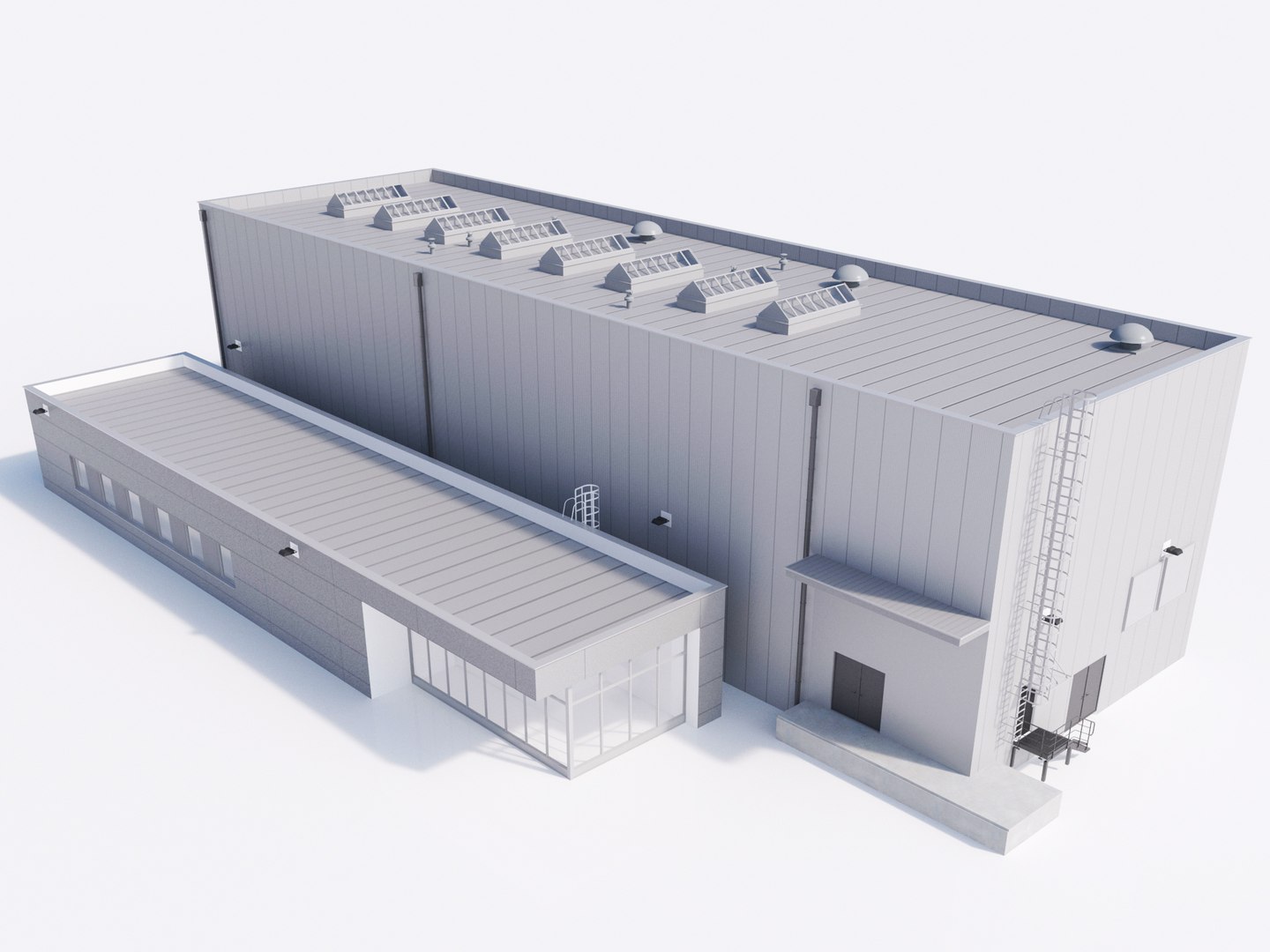 Industrial Building 19 3d Max