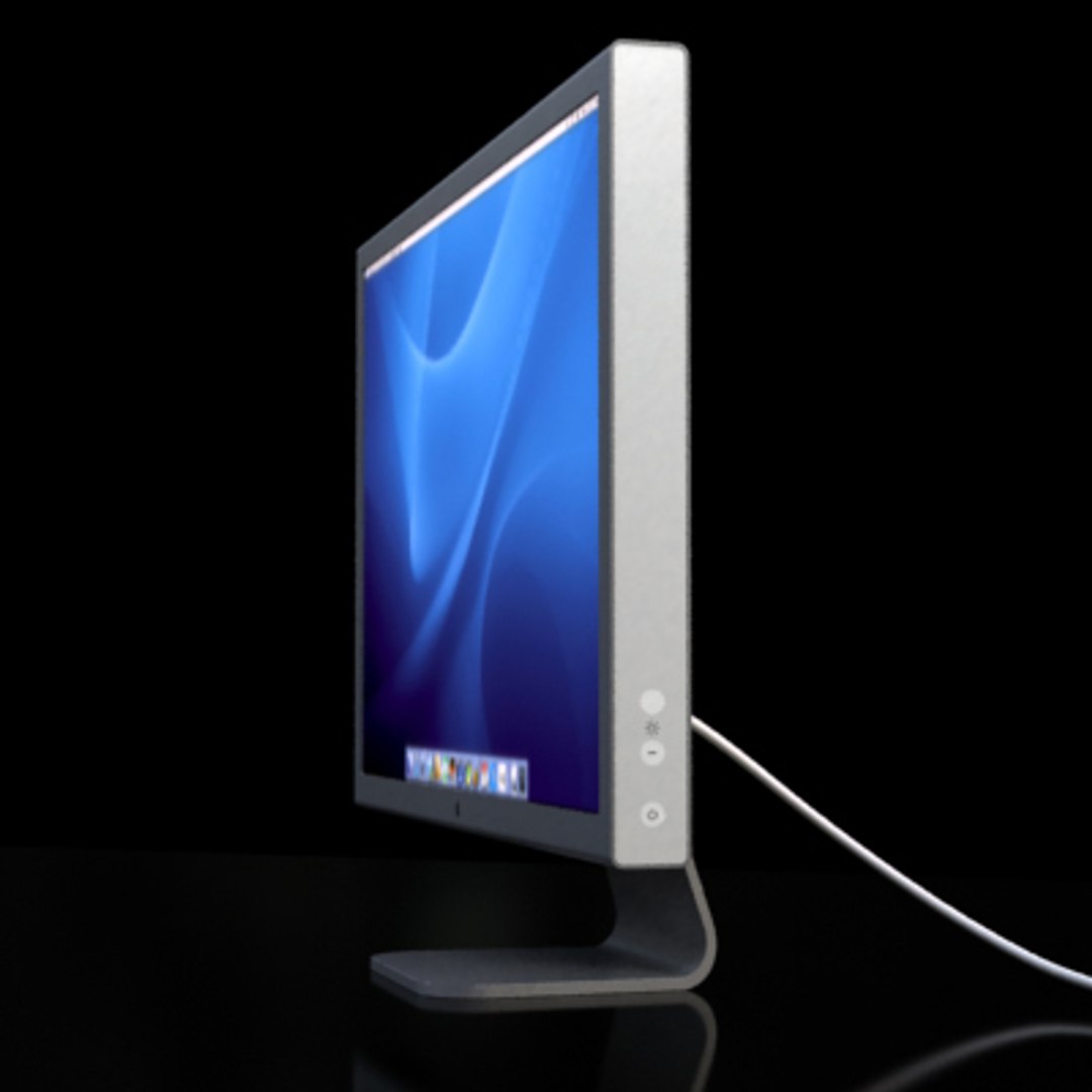 apple mac pro display 3d model