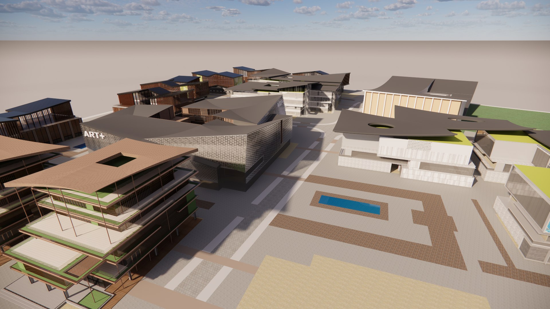 3D Modern City Block -A13 Model - TurboSquid 2380175