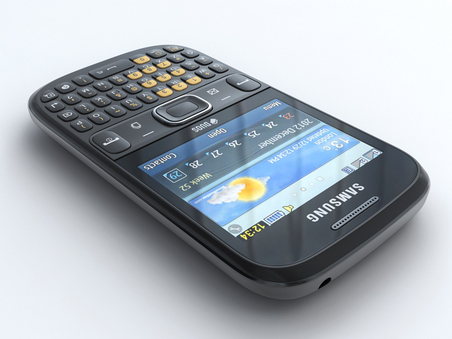 samsung chat 333 3d model