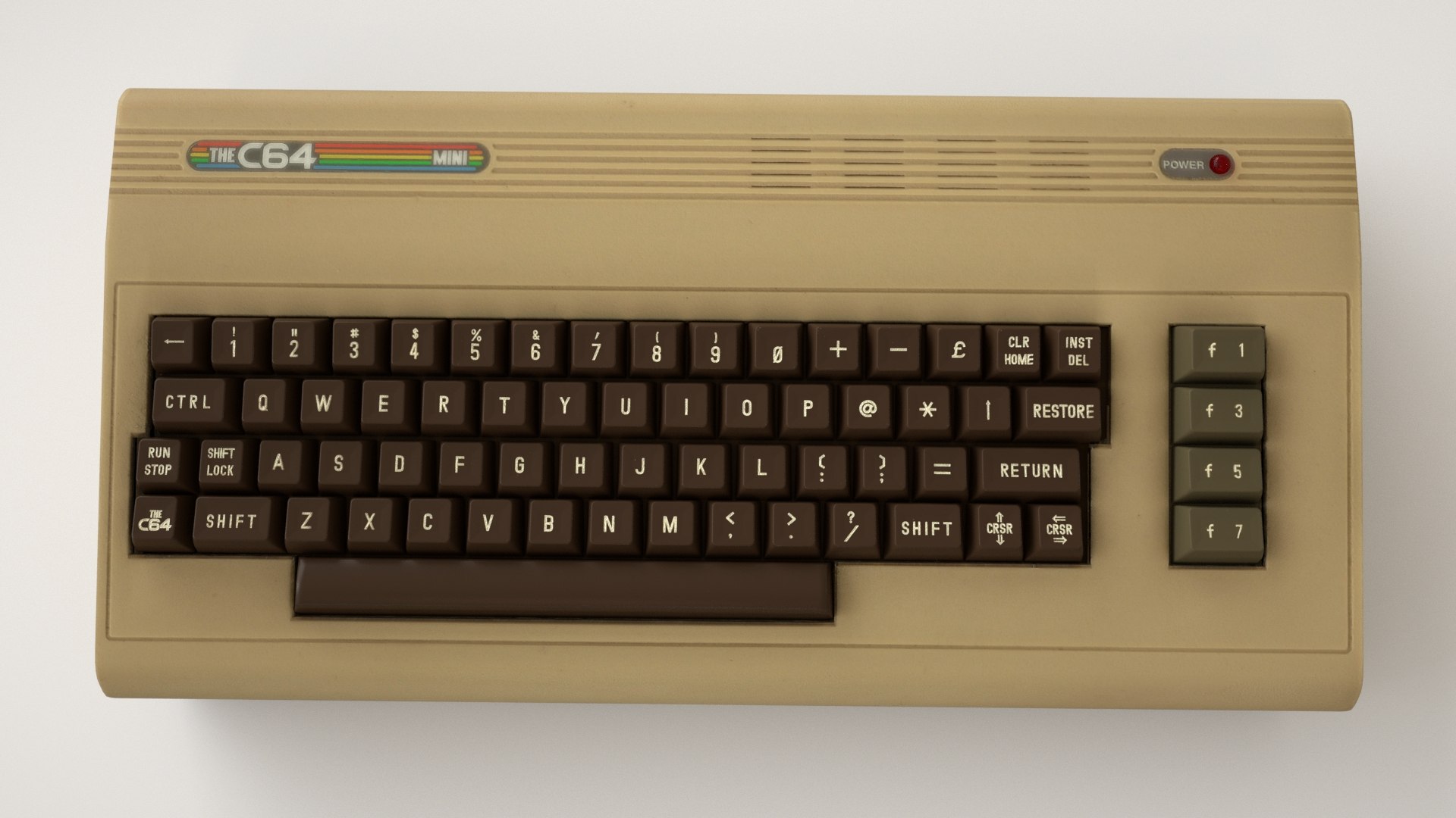 Free The C64 Mini Homecomputer Model - TurboSquid 1717823