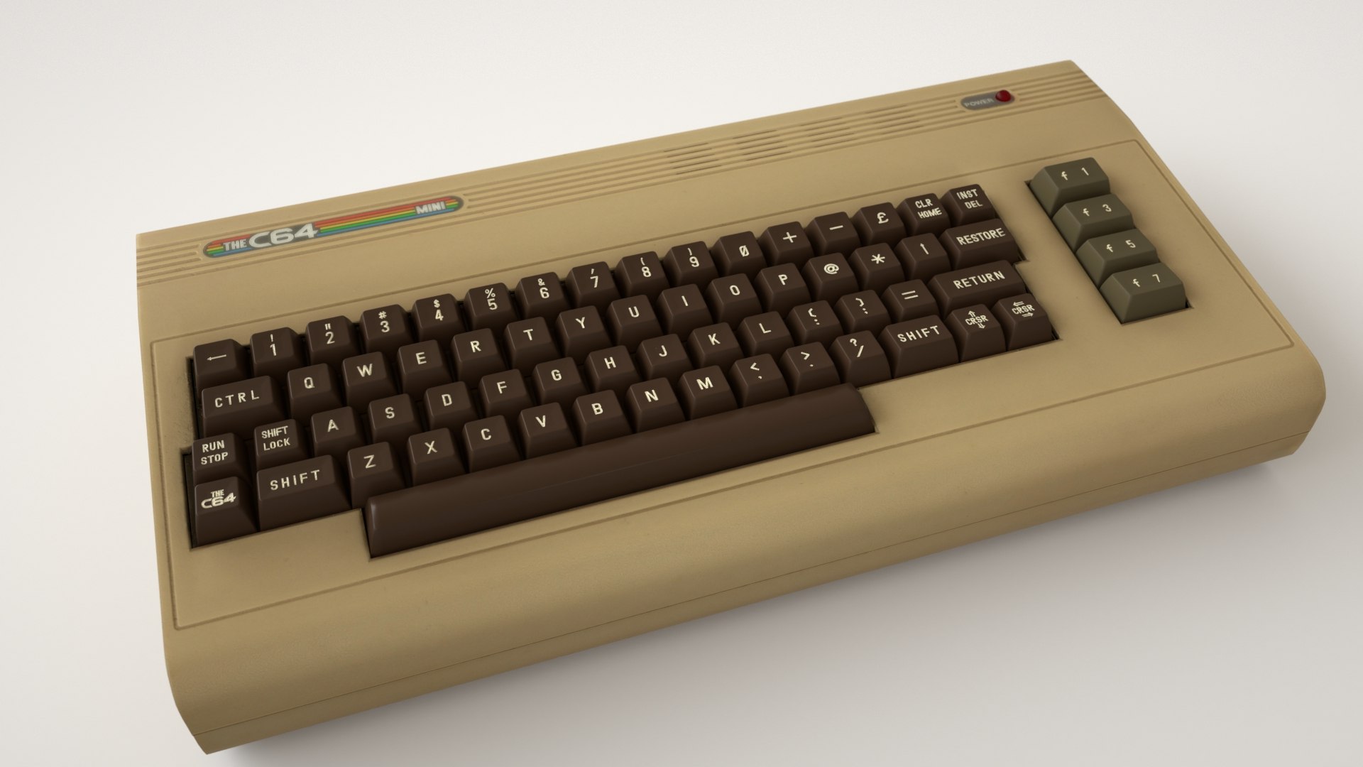 Free The C64 Mini Homecomputer Model - TurboSquid 1717823