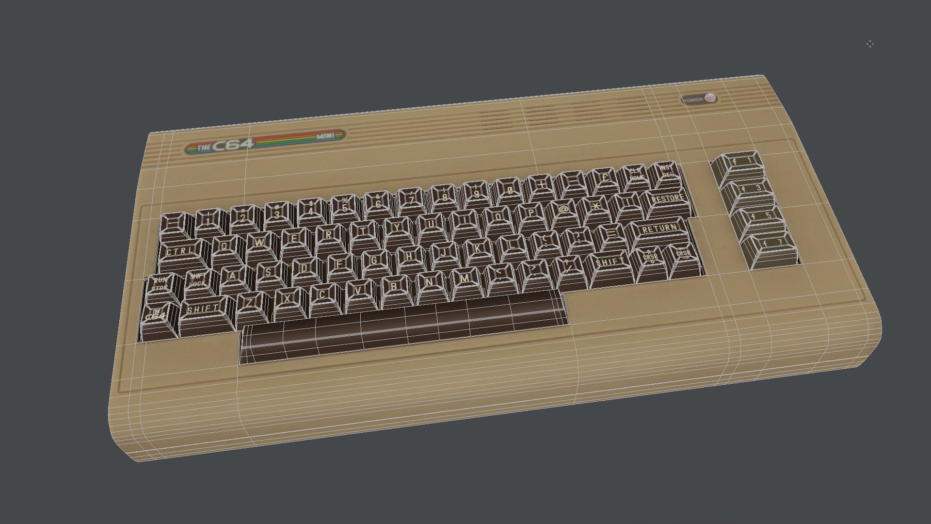 Free The C64 Mini Homecomputer Model - TurboSquid 1717823