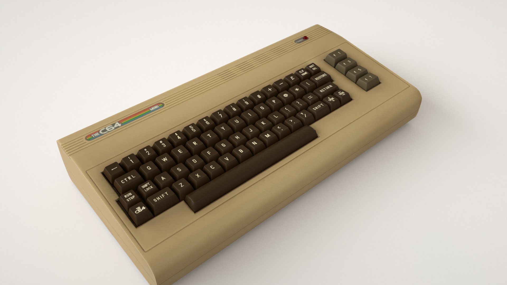Free The C64 Mini Homecomputer Model - TurboSquid 1717823