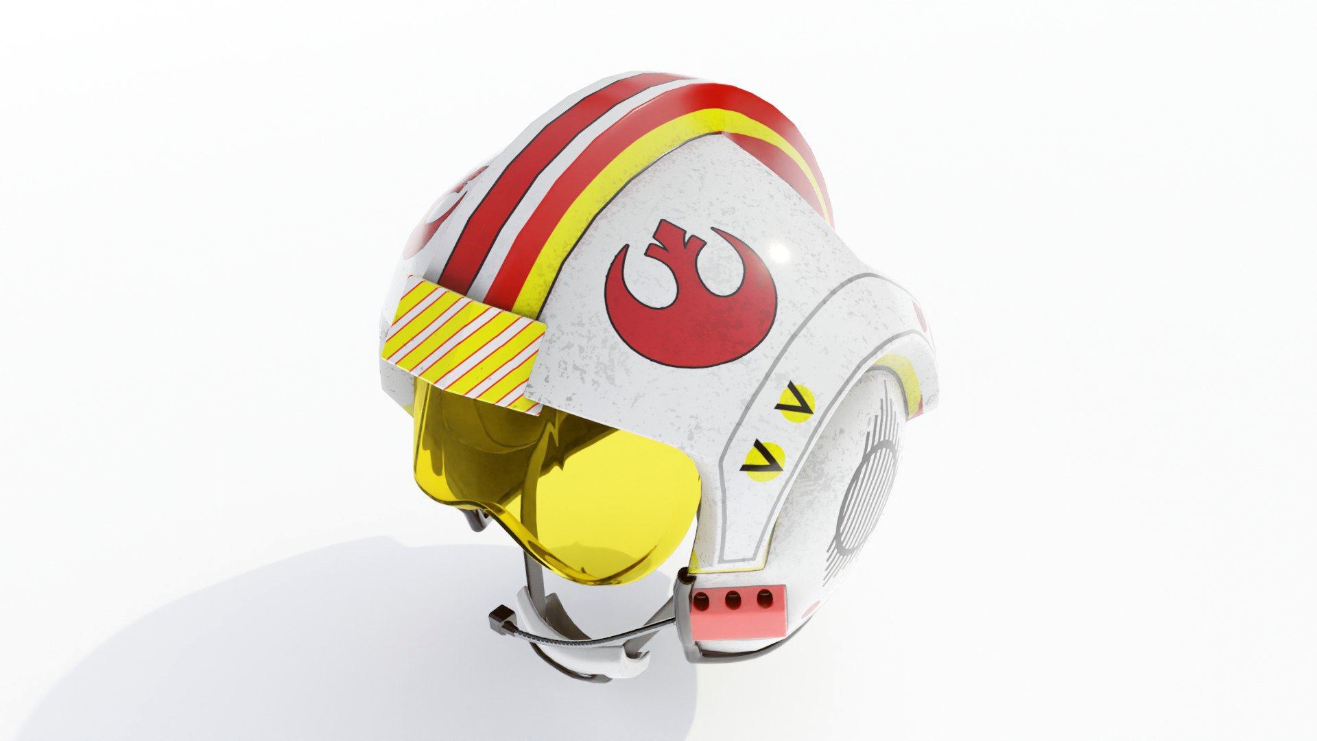3D Star Wars X-Wing Pilot Helmet - TurboSquid 1989273