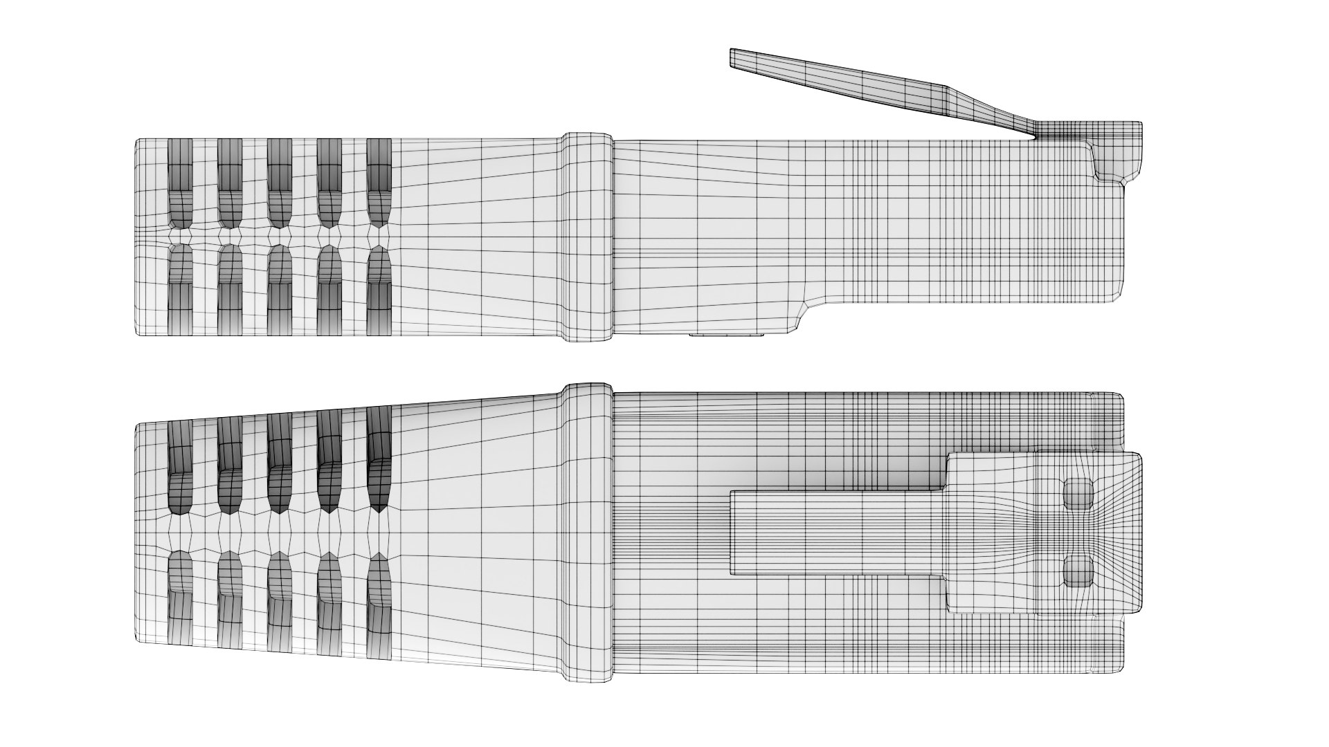 Ethernet Plug RJ-45 - 3D Model 3D Model - TurboSquid 1982022