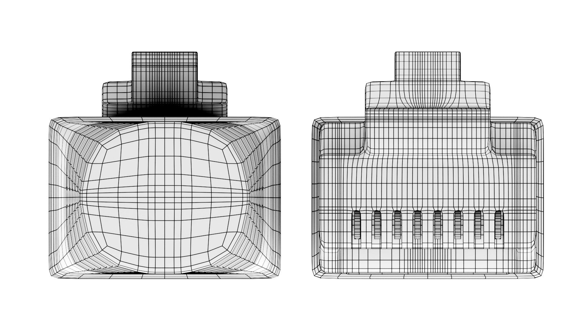 Ethernet Plug RJ-45 - 3D Model 3D Model - TurboSquid 1982022