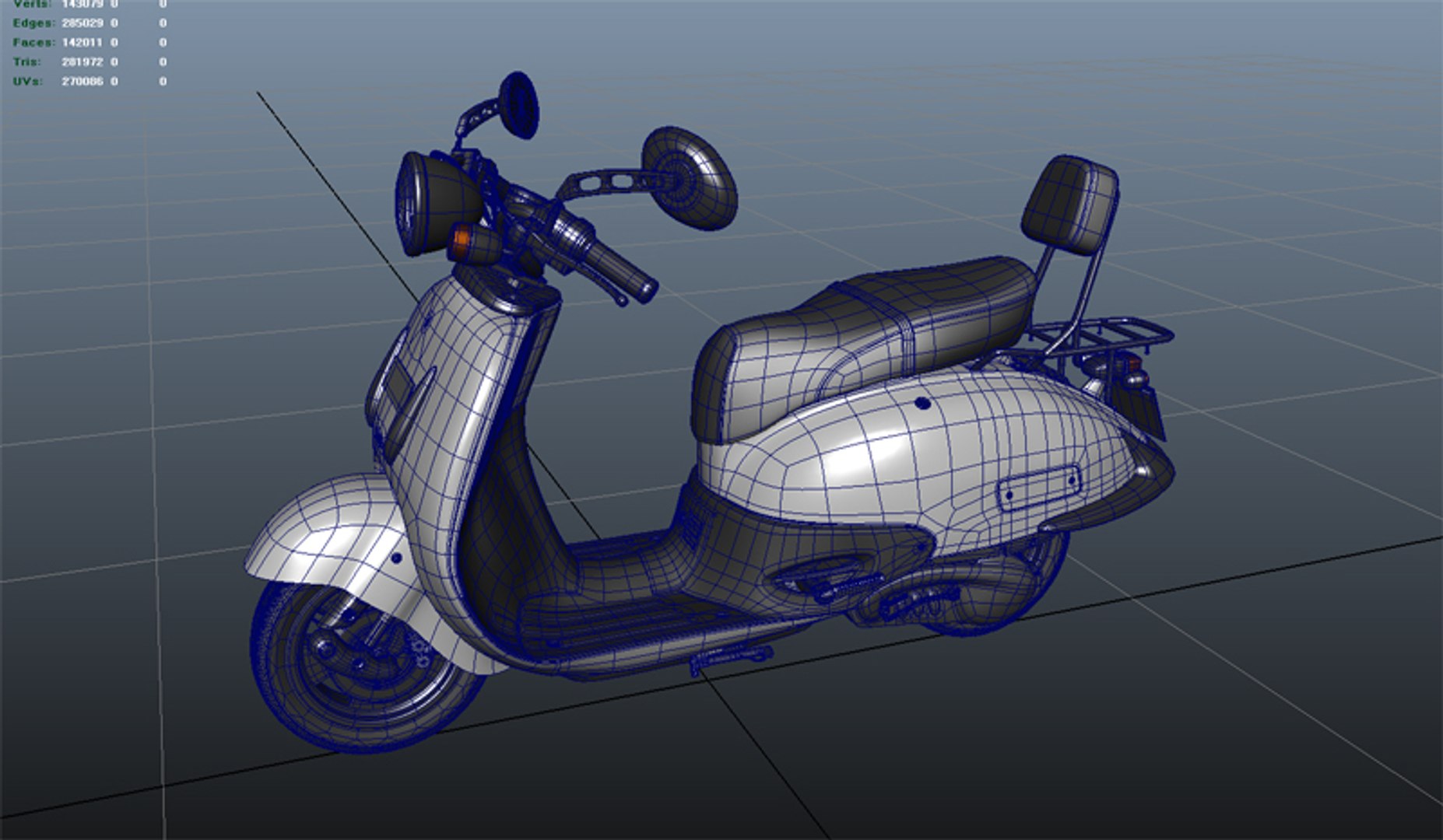 3d Model Of Scooter