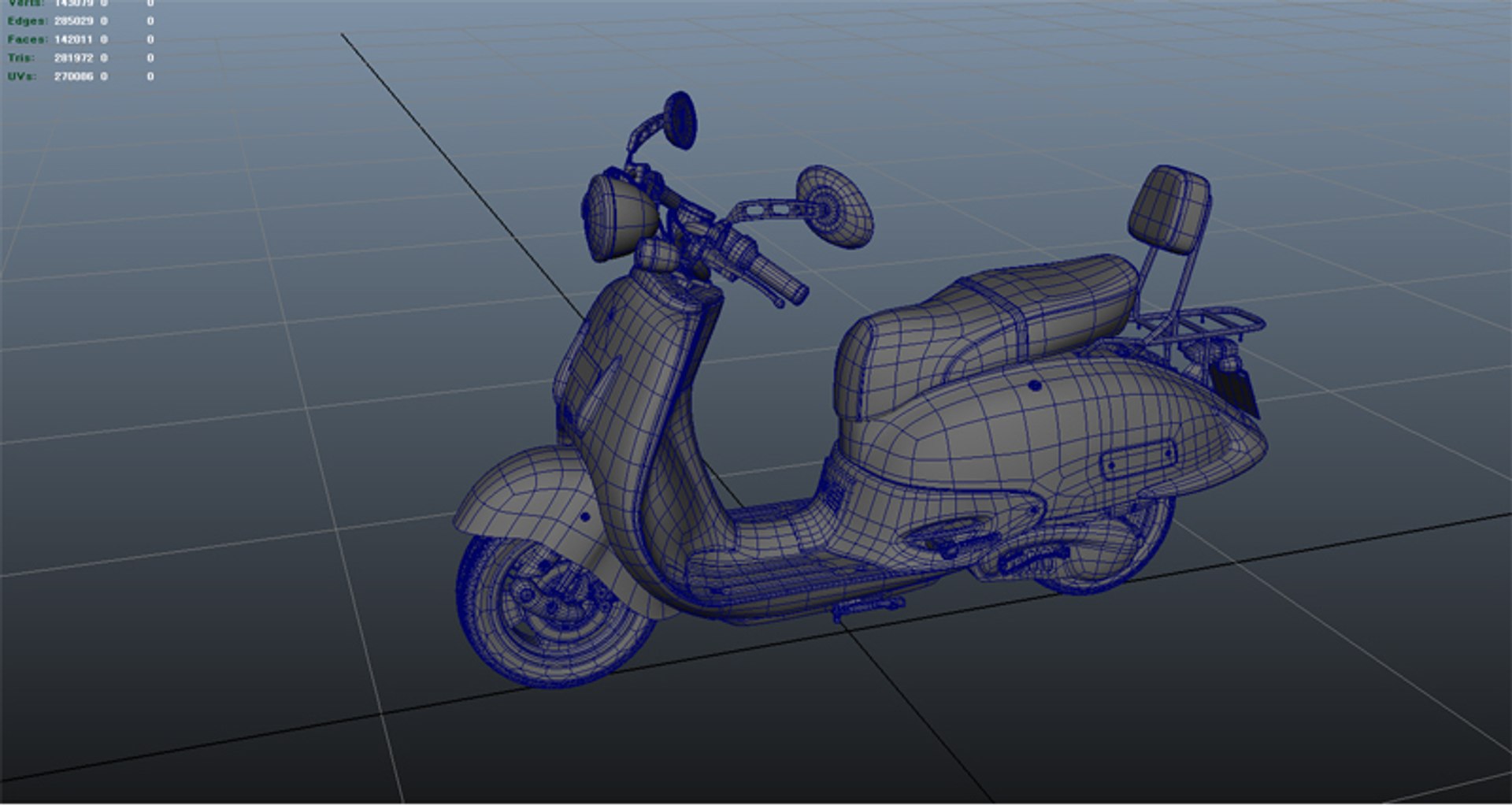 3d Model Of Scooter