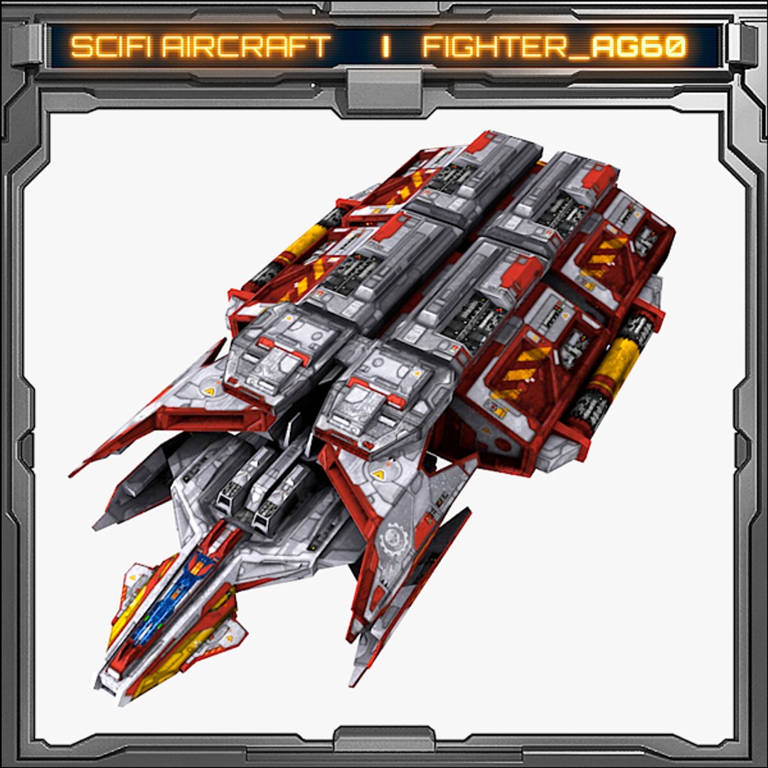 model scifi fighter ag60