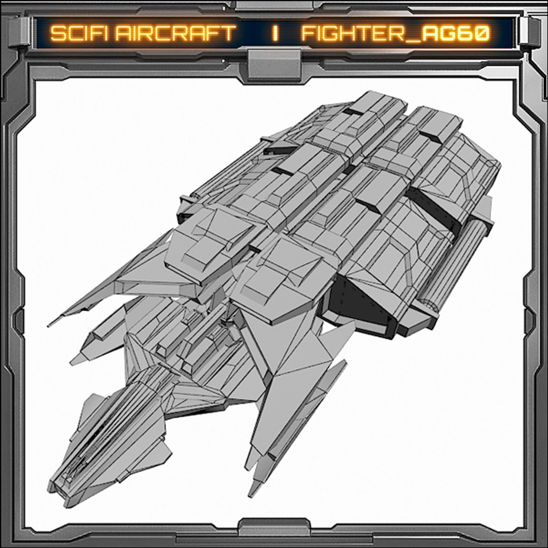 model scifi fighter ag60