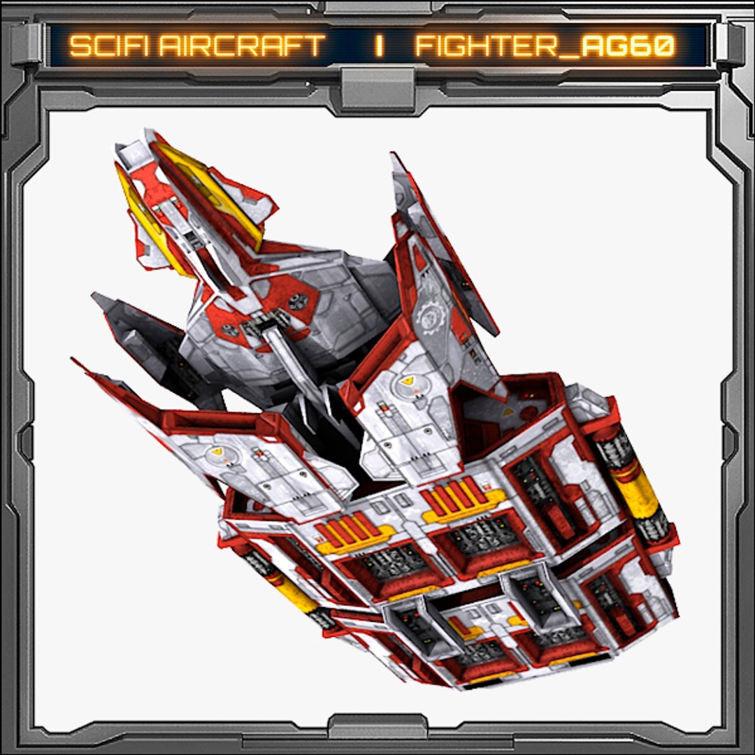 model scifi fighter ag60