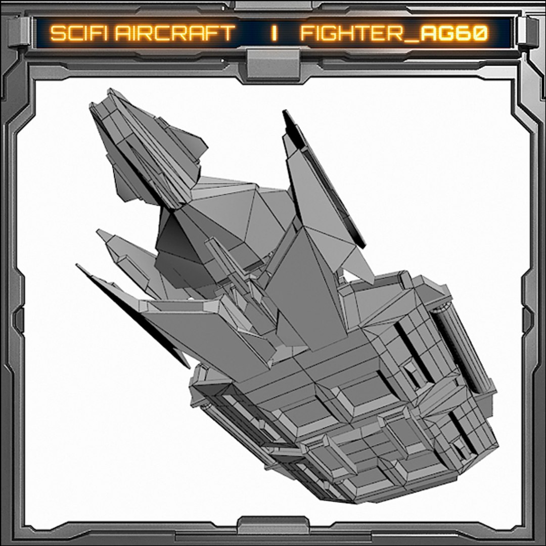 model scifi fighter ag60